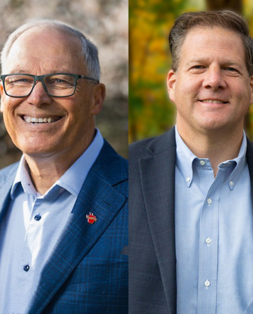 Book Jay Inslee & Chris Sununu for Public Speaking | Harry Walker Agency